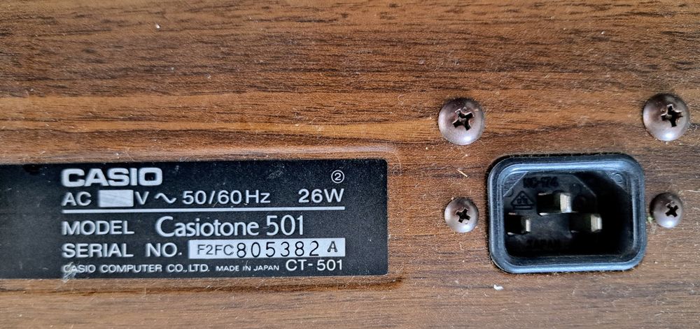 Casio - Casiotone 501 Vintage Keyboard (Gebraucht) in Dietikon für CHF ...