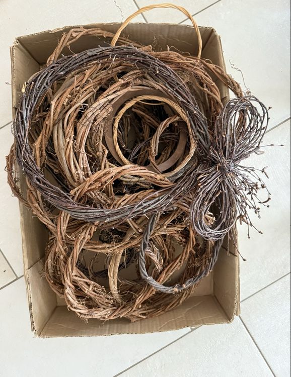 Luxus Weidenkranz Gro 100cm Bilder
