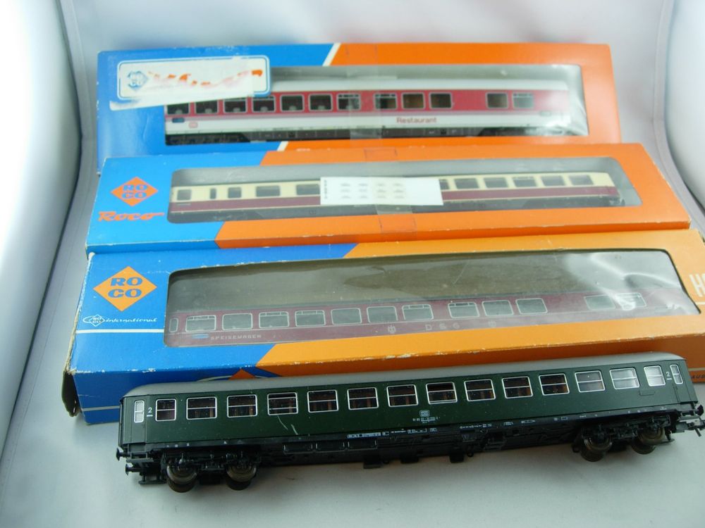 ROCO H0 - DB Speisewagen Set: 4261B, 44407, 44784 (Gebraucht) in ...