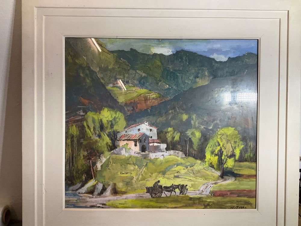 Walter KREBS (1900-1965) Aquarelle gouache signée (Gebraucht) in ...