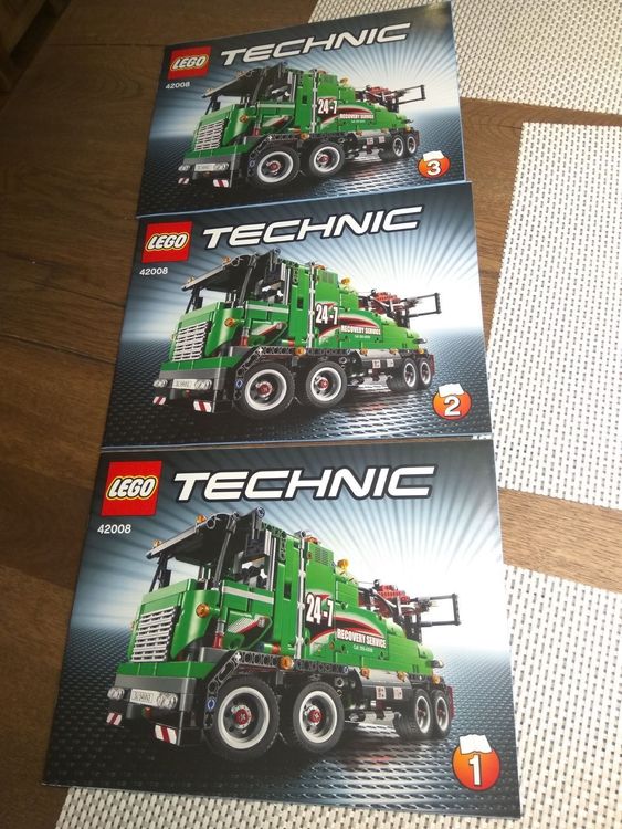 Lego Technic 42008 Abschlepptruck Instr | Kaufen auf Ricardo