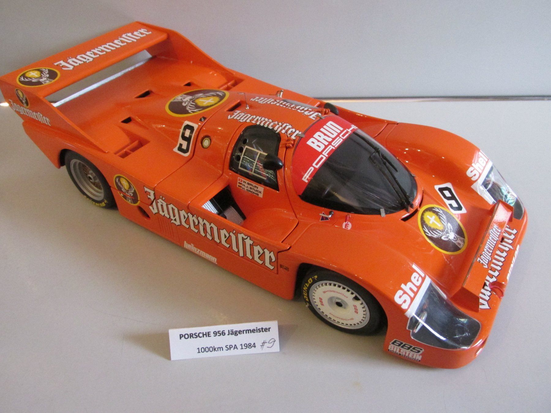 PORSCHE 956C #9 "Jägermeister" 1000km SPA84 MPA 1:18 OVP NEU (Neu ...