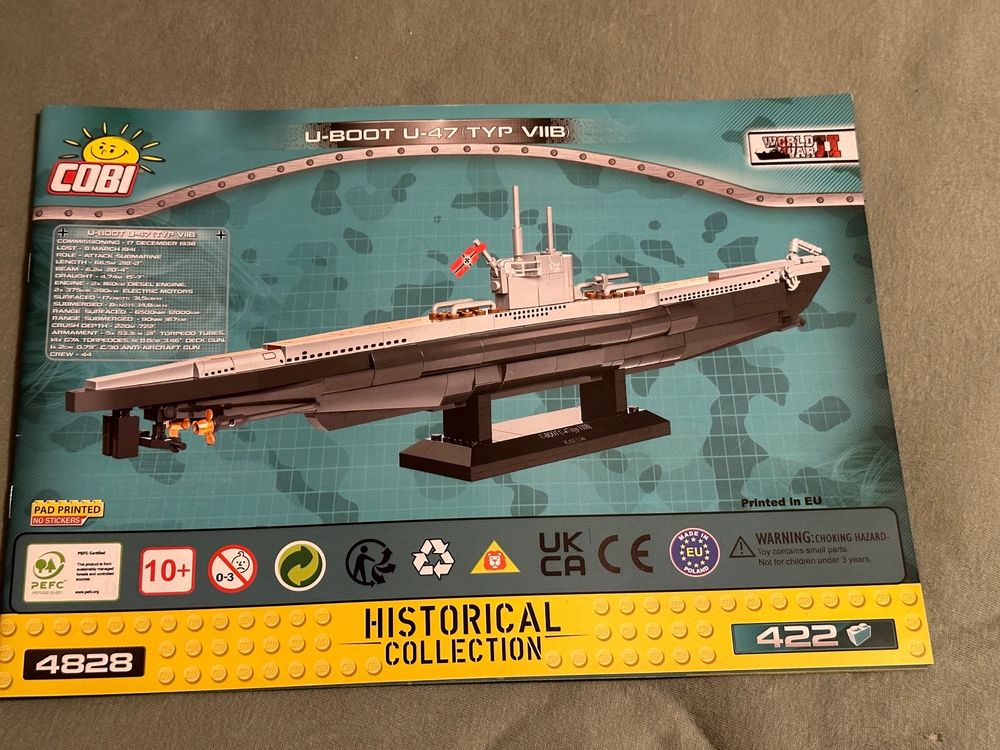 Cobi 4828 U-Boot U-47 (Gebraucht) in Zürich für CHF 25 – mit Lieferung ...