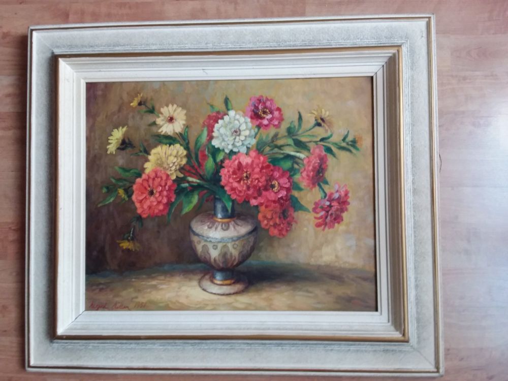 Original-Oel-Bild-Signiert.August Müller.Mit Rahmen 60x70cm. | Kaufen ...