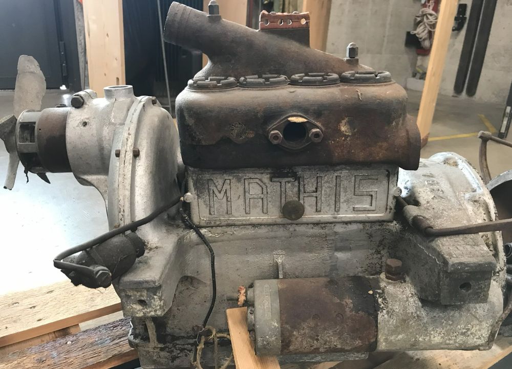 Oldtimer Mathis- Motor und Getriebe ca. 1920 bis 1930 (Gebraucht) in St ...