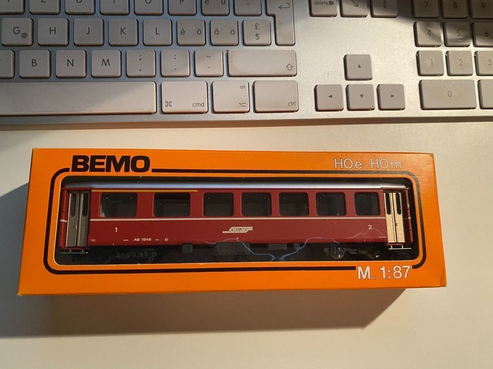 Bemo Vitrinewagen AB1546 Rot 24.- | Kaufen auf Ricardo