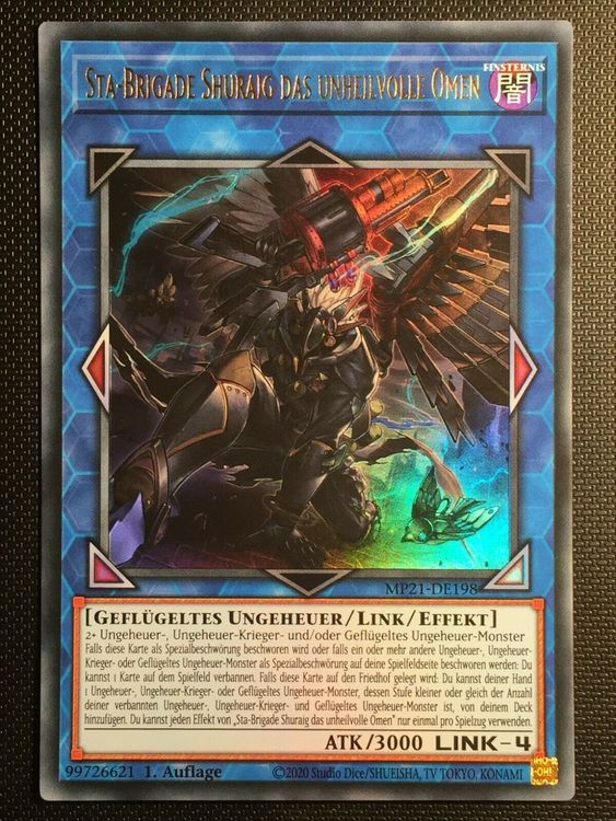 YUGIOH!! Sta-Brigade Shuraig das unheilvolle Omen (Neu und ...