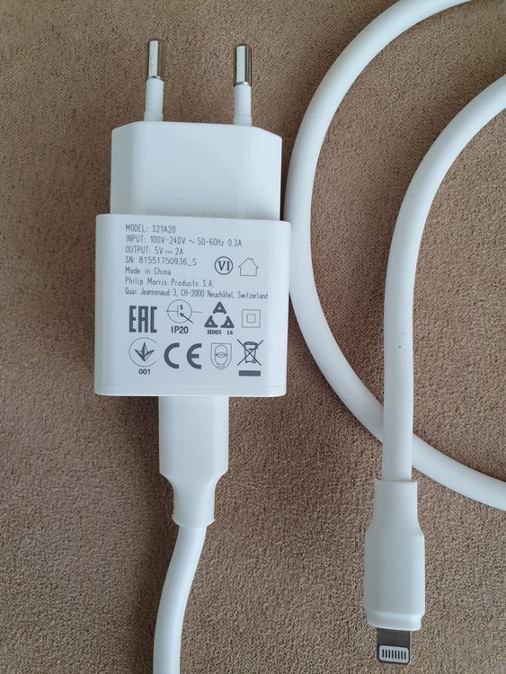 Iqos Ladegerät für Smoking Dämpfer Model S21A20 | Kaufen auf Ricardo