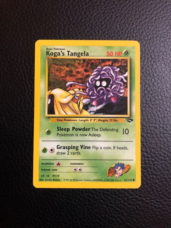 Gym Challenge Koga’s Tangela 81/132 Ab 1 (Gebraucht) in Paradiso für ...