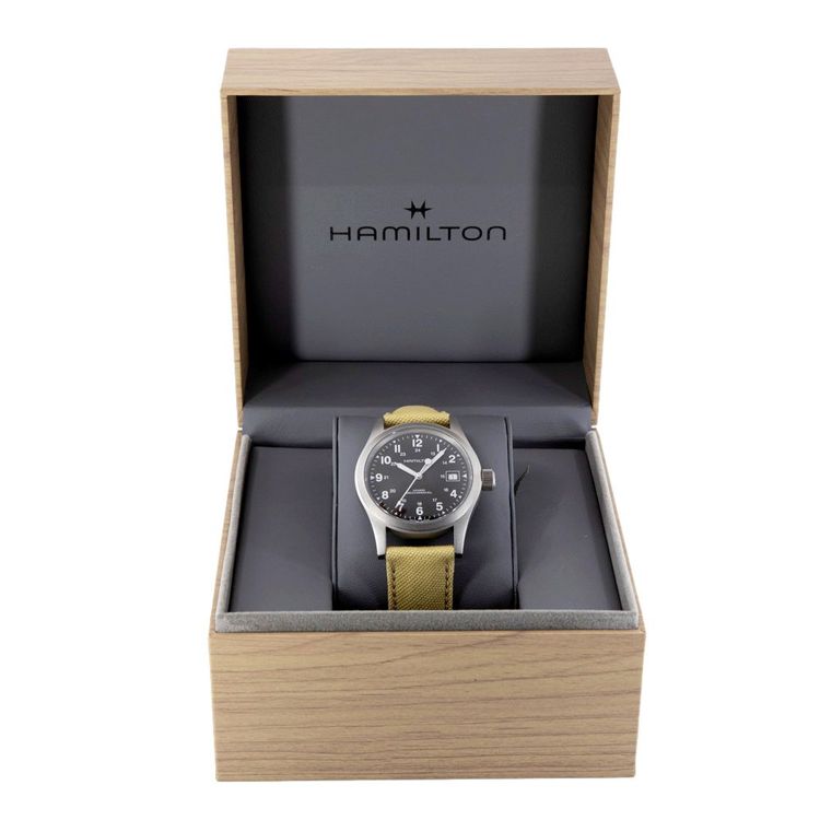 Hamilton Men's H69439933 Khaki Field Black Dial (Neu und ...