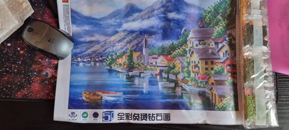 DIAMOND PAINTING KLEINES DORF (Neu und originalverpackt) in Dintikon ...