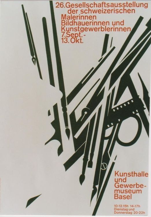 KUENSTLERINNEN EXPO BASEL 1968 Original Plakat (Gebraucht) in Blonay für CHF 150 – mit Lieferung ...