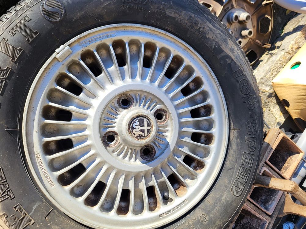 Rar!! 4x Alfa Romeo aluFelgen Cromodora 14 Zoll | Kaufen auf Ricardo