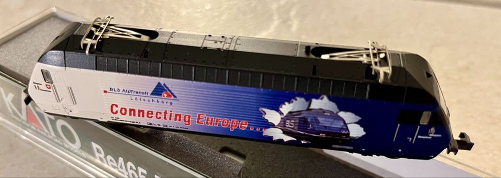 KATO K137113 BLS Re 4/4 465 "Connecting Europe" Spur N (Neu (gemäss ...