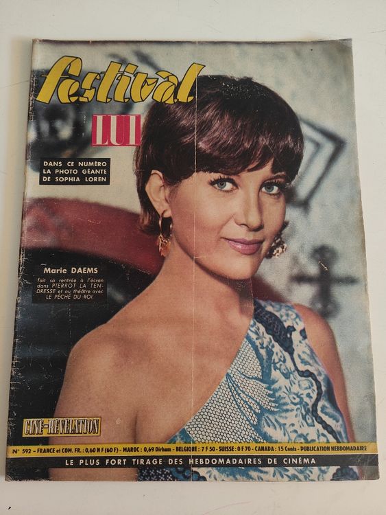 Magazine Festival Lui - Sophia Loren - póster, Lino Ventura | Kaufen ...