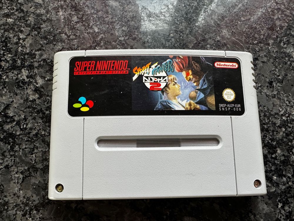 Street Fighter (Alpha 2) pour console Super Nintendo SNSP (D'occasion ...