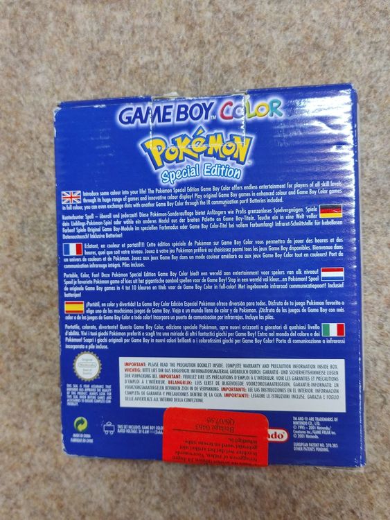 Nintendo Gameboy Color Pikachu / Pokémon Edition mit OVP (Gebraucht) in ...