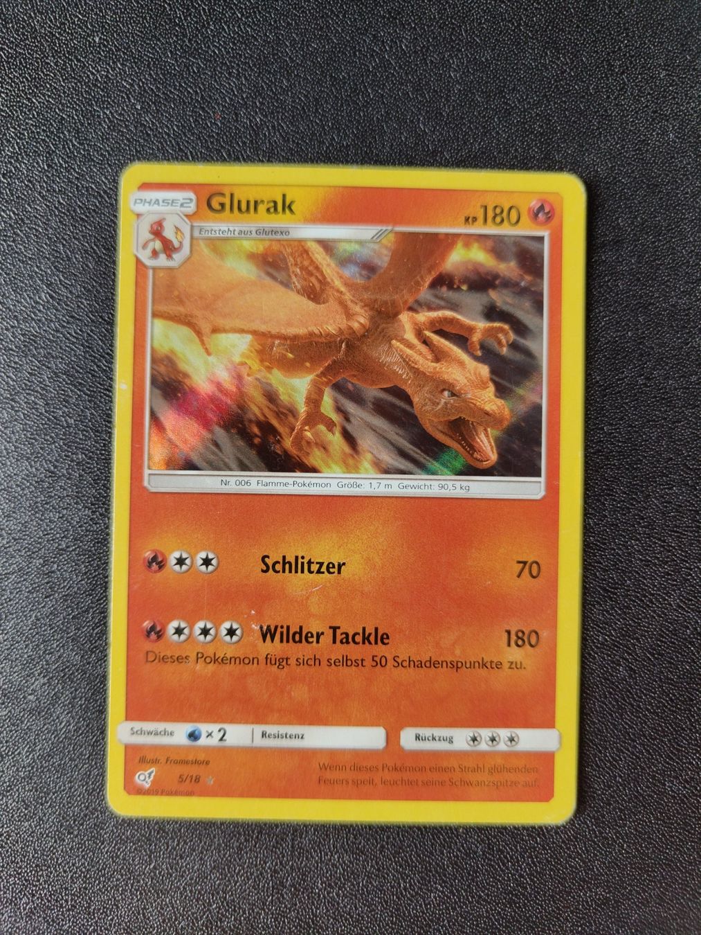 Glurak 5/18 Holo RARE Pokémon Detective Pikachu '19 DE ab 1. (Gebraucht ...