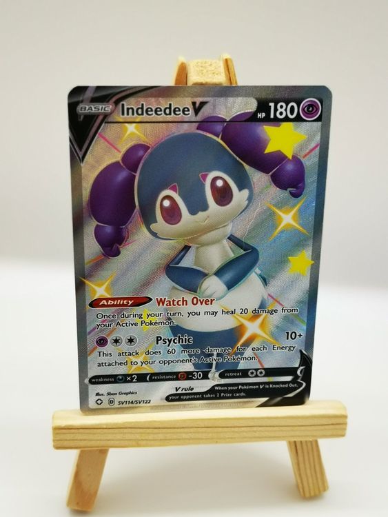 Shiny Indeedee V SV114 - Shining Fates | Kaufen auf Ricardo