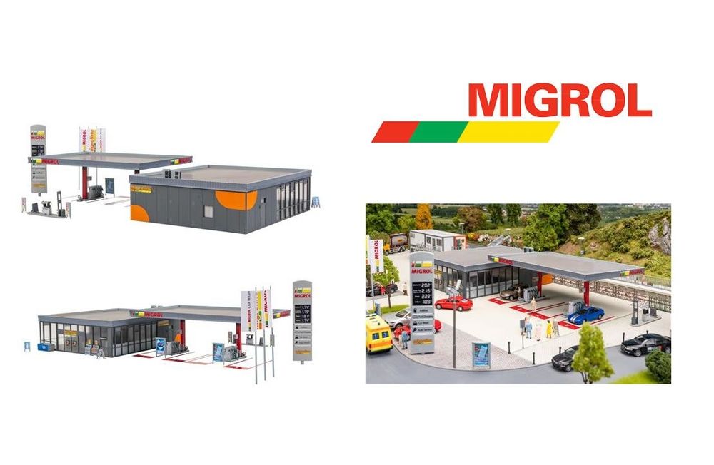 Station service Migrol Faller HO (Neu und originalverpackt) in Gumefens ...
