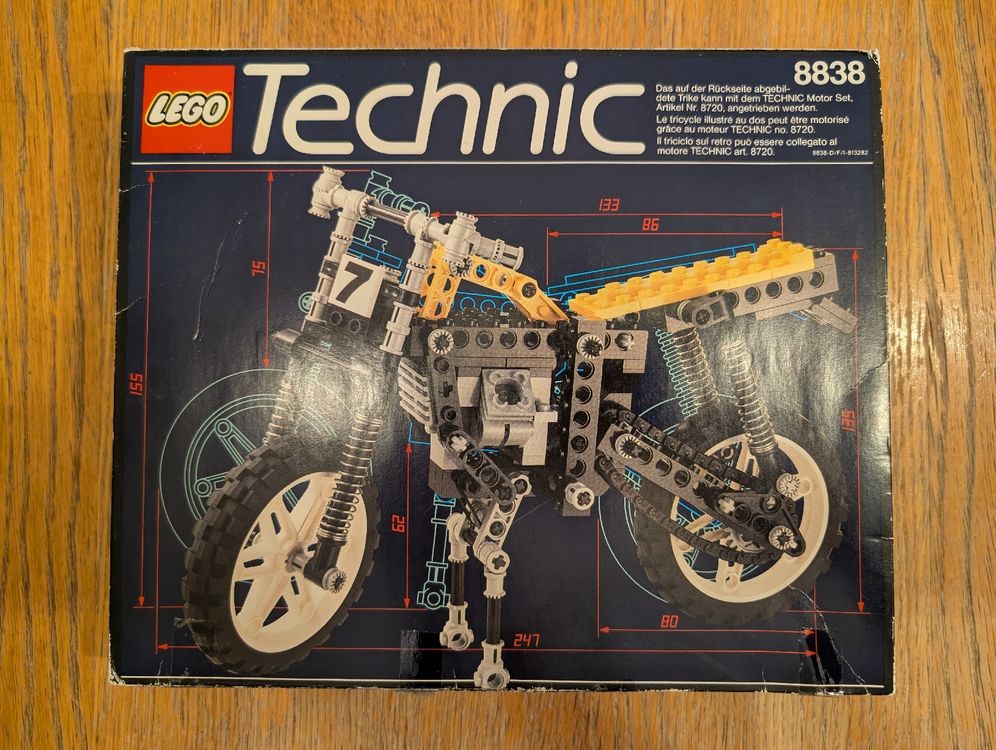 Lego Technic 8838 Motorrad, Originalverpackung, Vintage! (Gebraucht) in ...