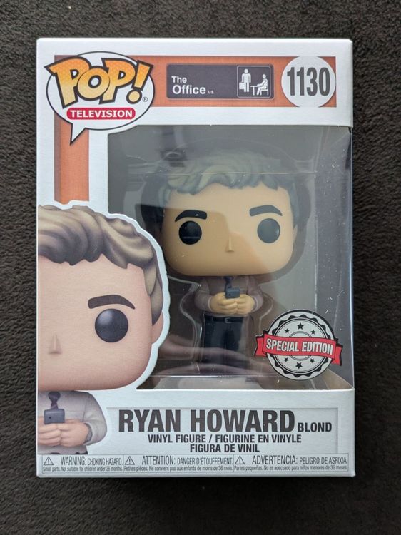 Funko Pop! The Office - Ryan Howard #1130 (Neu und originalverpackt) in ...