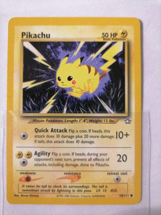 Pikachu Neo Genisis 70/111 Pokémon | Kaufen auf Ricardo