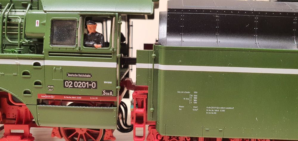 Roco Platin 63195 - DR BR 02 0201-0 (H0) GS Digital m. Sound (Neu (gemäss Beschreibung)) in ...