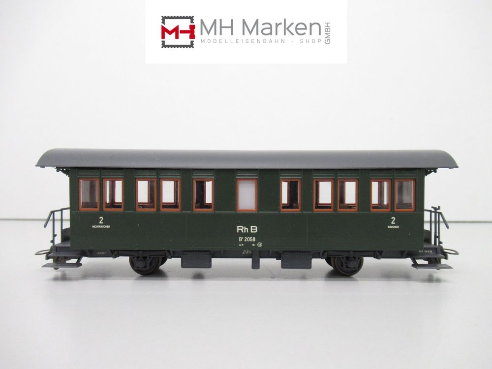 Bemo 3230 123 Zweiachser Personenwagen 2. Klasse RhB DC H0m (D'occasion) à Basel pour CHF 25 ...