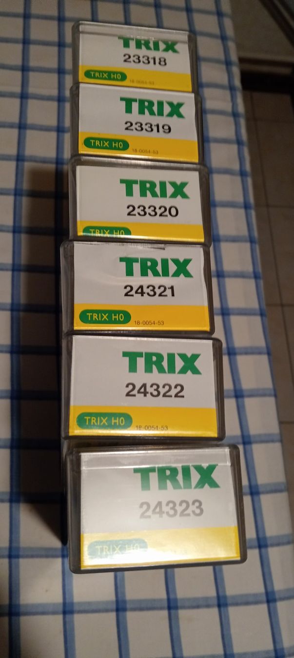 TRIX 23318, 23319, 23320, 24321, 24322, 24323 (Neuf (Voir description ...