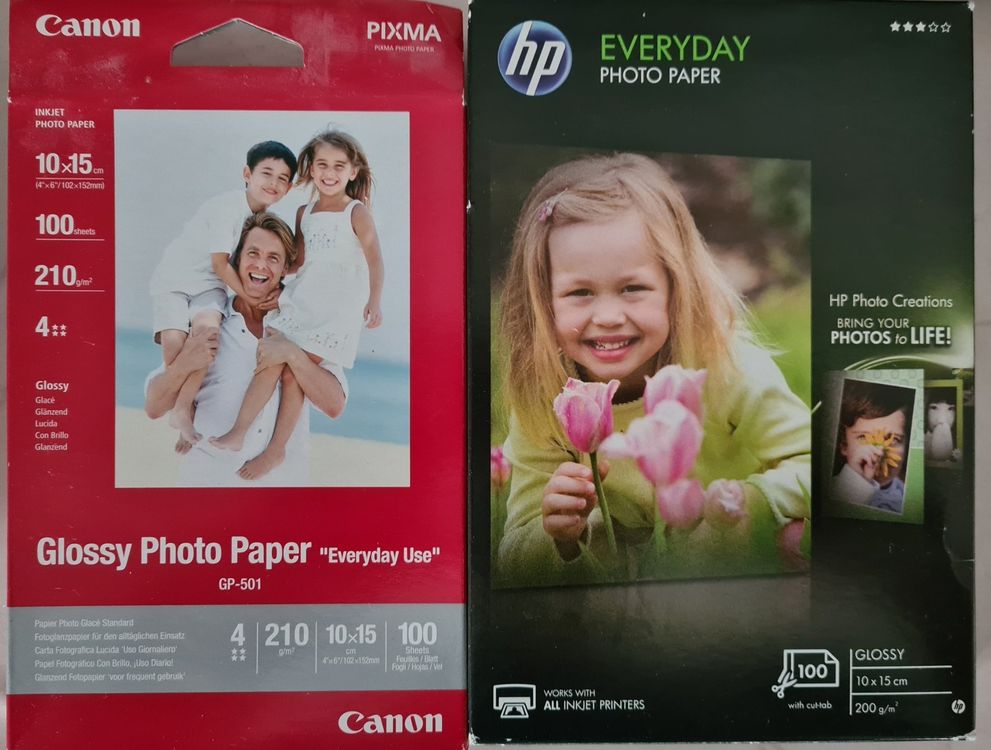 Glossy Photo Paper 10 x 15 cm | Kaufen auf Ricardo