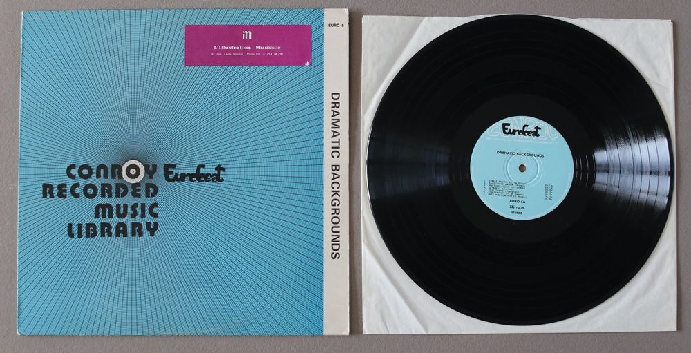 LP, Library, Funk, Dramatic Backgrounds, Conroy Eurobeat UK (Gebraucht ...
