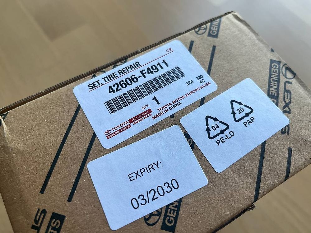 Toyota Lexus Reifen Pannen Set inkl. Kompressor (Neu und ...