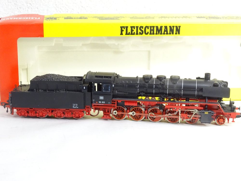 Fleischmann 4805 Dampflok BR50 622 DB, Schwarz, H0,GS/DC,OVP | Acheter ...