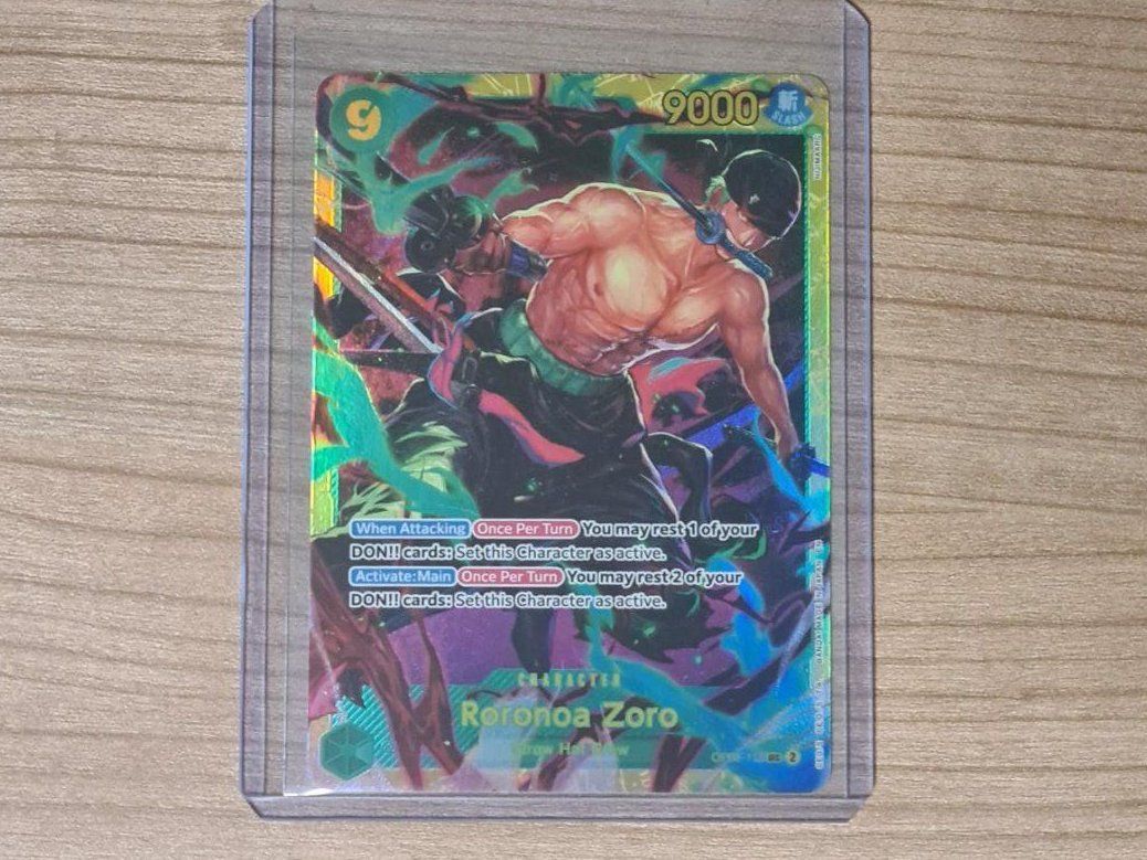 One Piece TCG: Roronoa Zoro - SEC - OP06 (EN) (Neu (gemäss Beschreibung ...