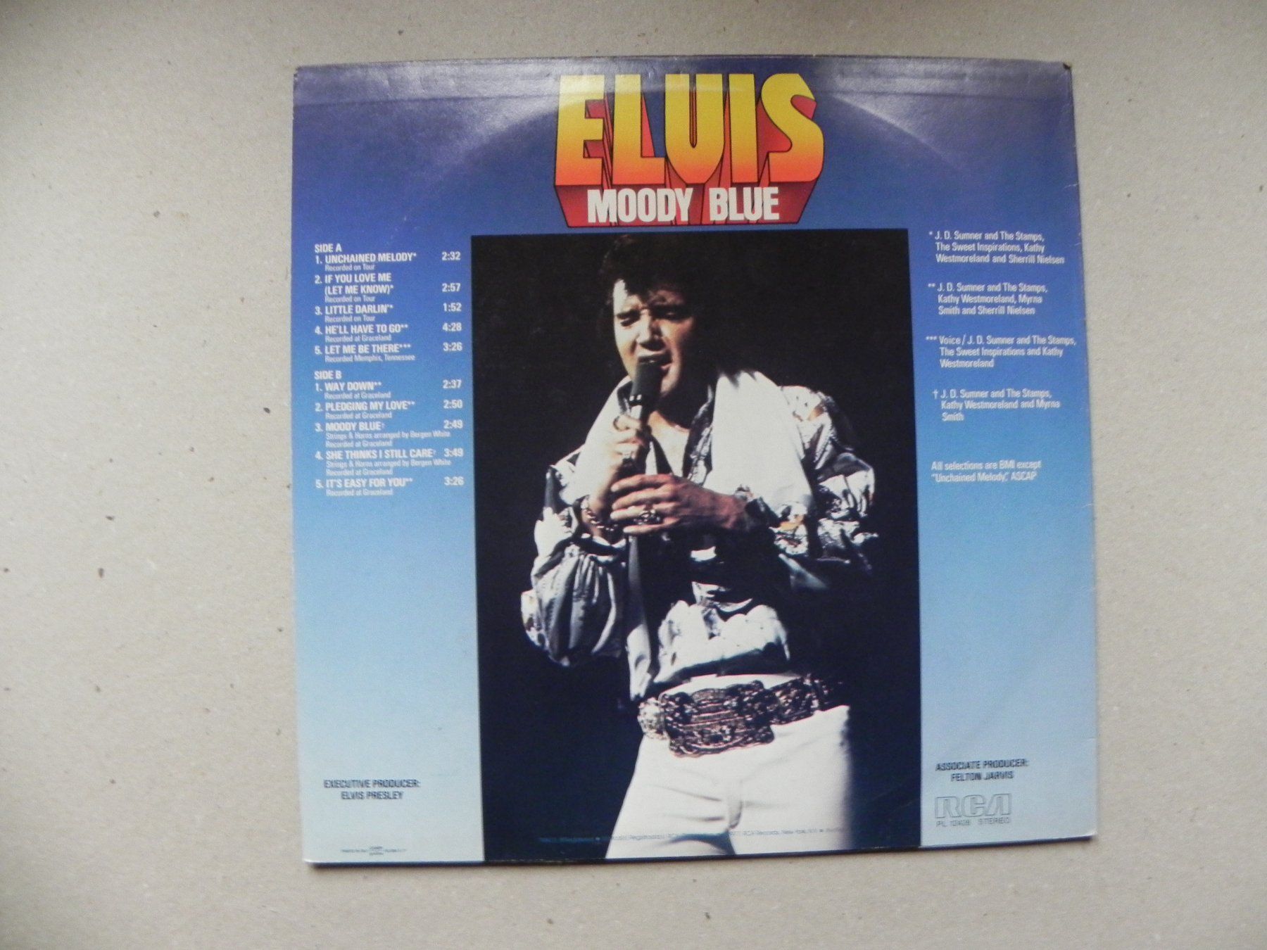 LP USA Rock `n` Roll King Elvis Presley 1977 Moody Blue (Gebraucht) in ...