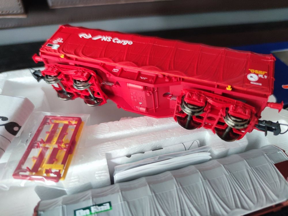 2x Roco H0 67729 67728 Schiebeplanwagen On Rail NS Cargo (Neu (gemäss ...