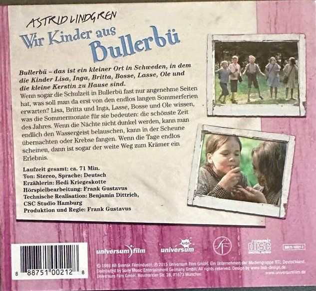 Wir Kinder aus Bullerbue - Das Hörspiel zur Sommerzeit! (Gebraucht) in ...