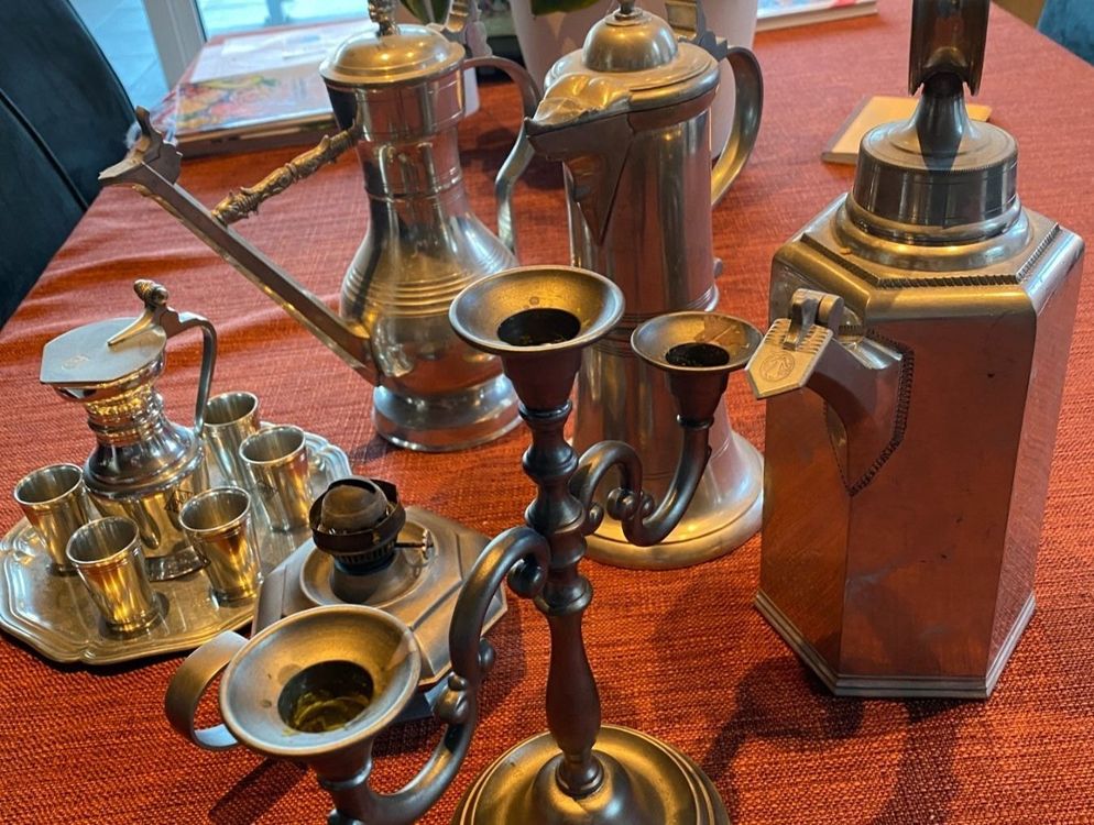 Zinn Kannen Service Petrollampe Kerzenst (Gebraucht) in Utzenstorf für CHF 150 – mit Lieferung ...