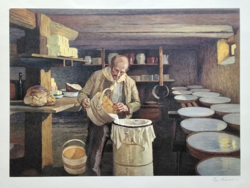 Carl Liner (senior) Druck handsigniert (Gebraucht) in Cavigliano für CHF 7 – mit Lieferung auf ...