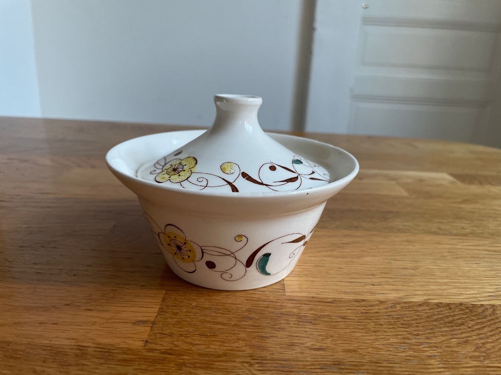 Vintage Norwegian pottery/Stavangerflint/sugar pot. (Gebraucht) in ...