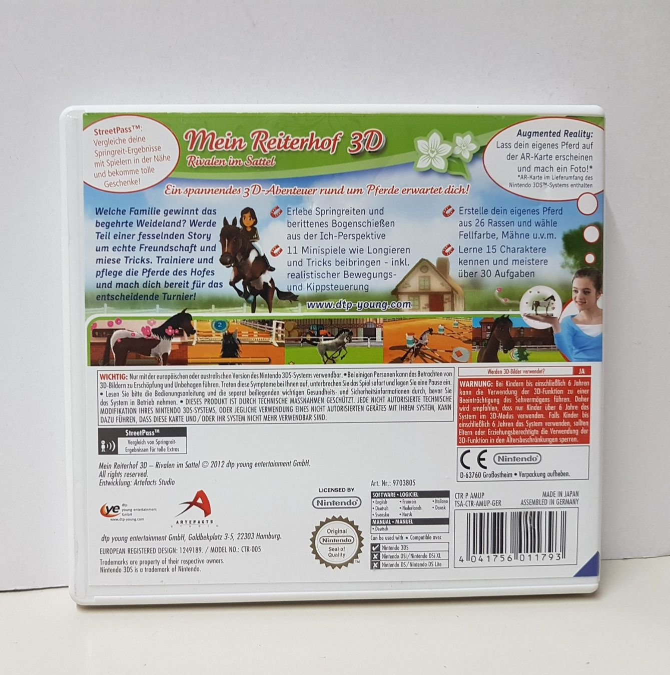 Pferde & Pony Mein Reiterhof 3D Rivalen im Sattel 3DS (Gebraucht) in ...