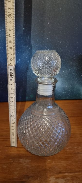 Vintage Glas-Karaffe mit Stöpsel - Elegantes Design (Gebraucht) in ...