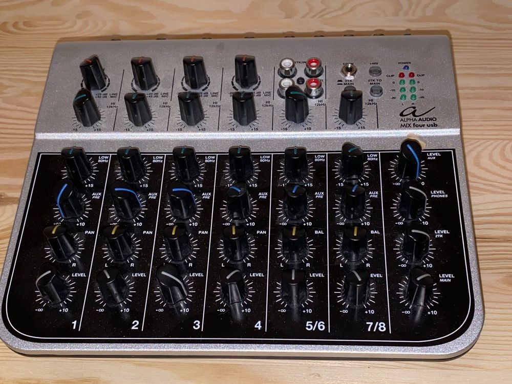 Alpha Audio MIX Four 8Kanal Kompaktmixer (Gebraucht) in Basel für CHF 8 ...