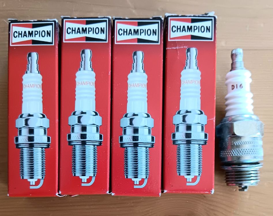 5 Zündkerzen Champion D16 Oldtimer Austin Dodge Saurer (Neu und ...