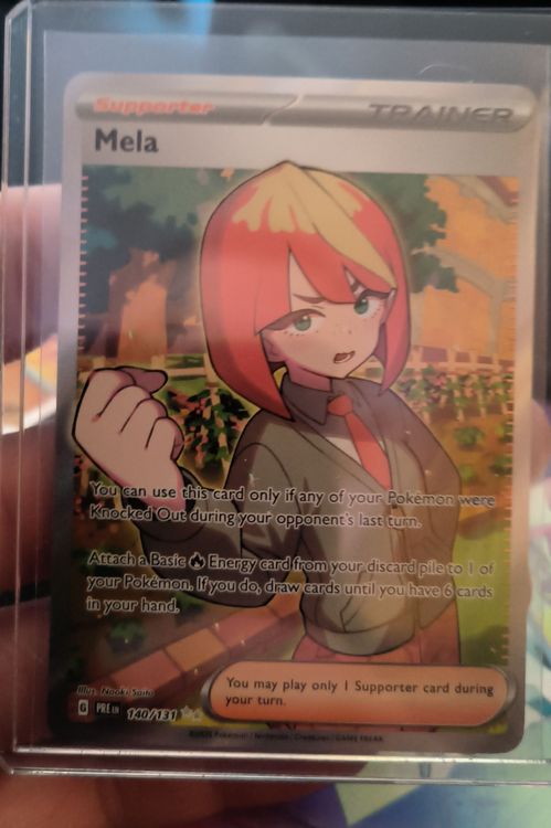Pokémon Mela Full Art 140/131 Trainer Prismatic Evolution | Kaufen auf ...