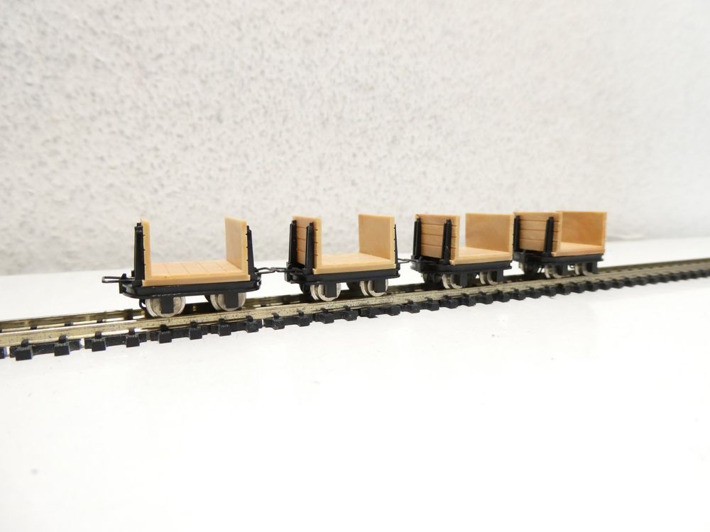 4 Egger Bahn Güterwagen Gepäck Transportwagen Spur HOe (Gebraucht) in Luzern für CHF 20.9 – mit ...