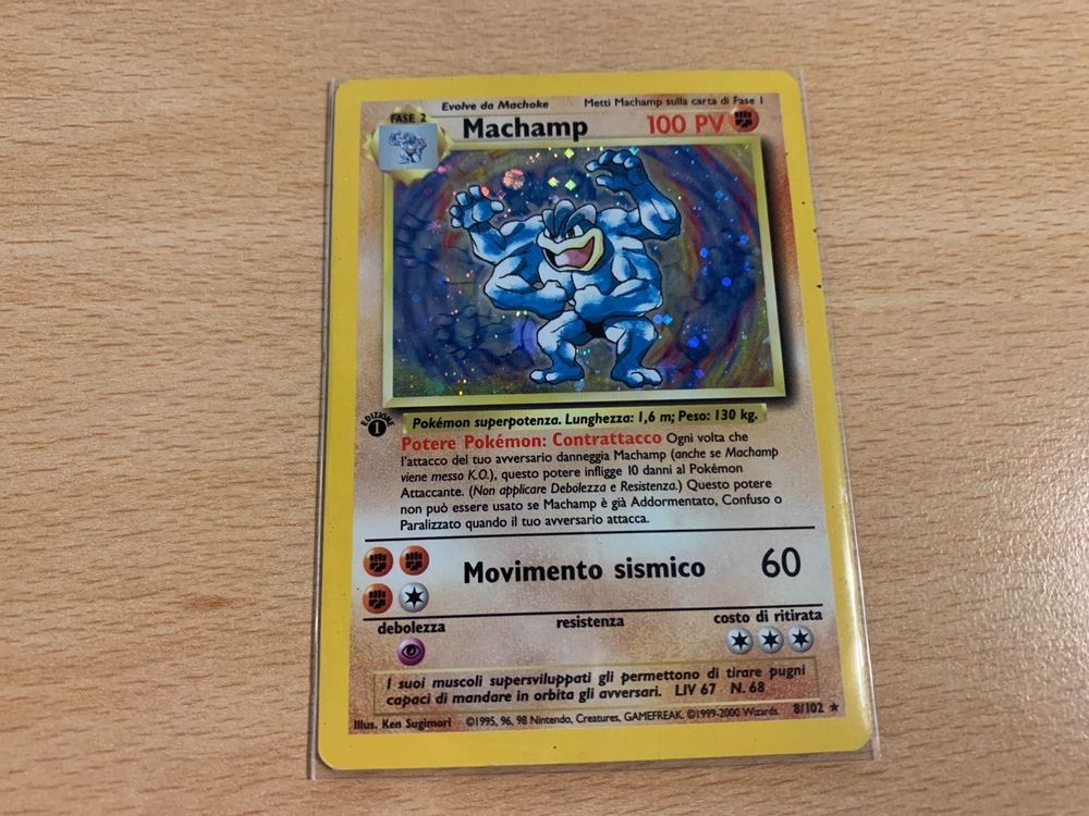 Machamp Holo Base Set 1. Edition Ita | Kaufen auf Ricardo