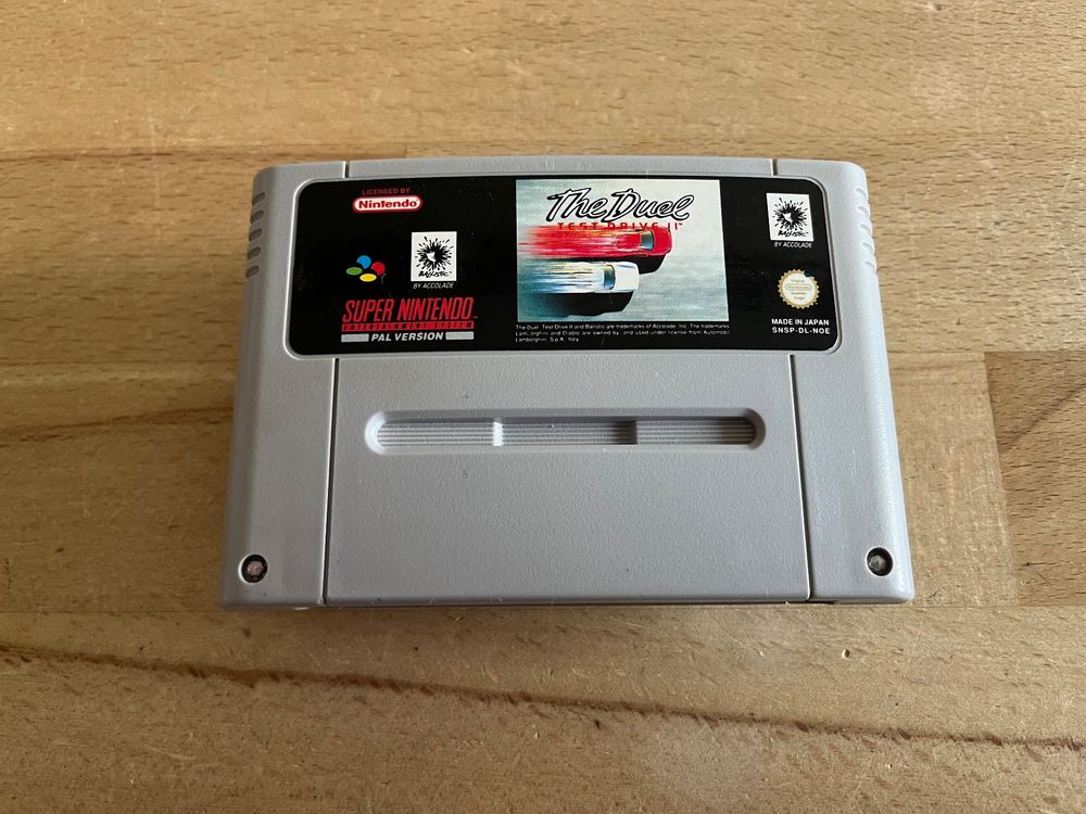 Super Nintendo SNES Modul - The Duel: Test Drive II (Gebraucht) in ...