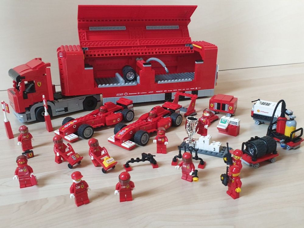 Lego Racers Scuderia Ferrari Truck 8654 | Kaufen auf Ricardo
